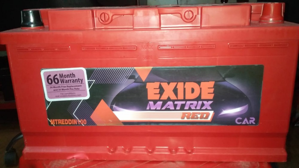 Exide Matrix Red MTREDDIN100 Battery Price From Rs.14,900, Buy Exide ...