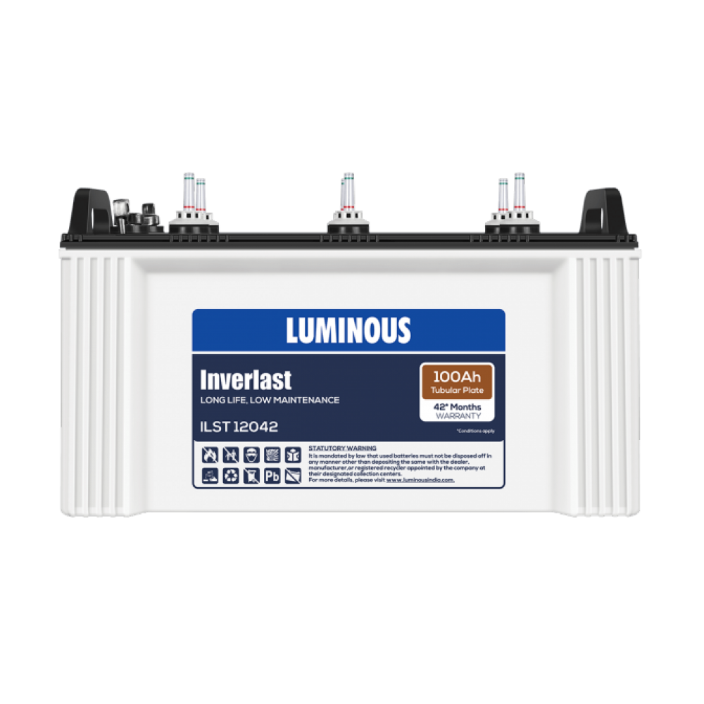 Luminous INVERLAST ILST 12042 100AH Price From Rs.7,400, Buy Luminous ...