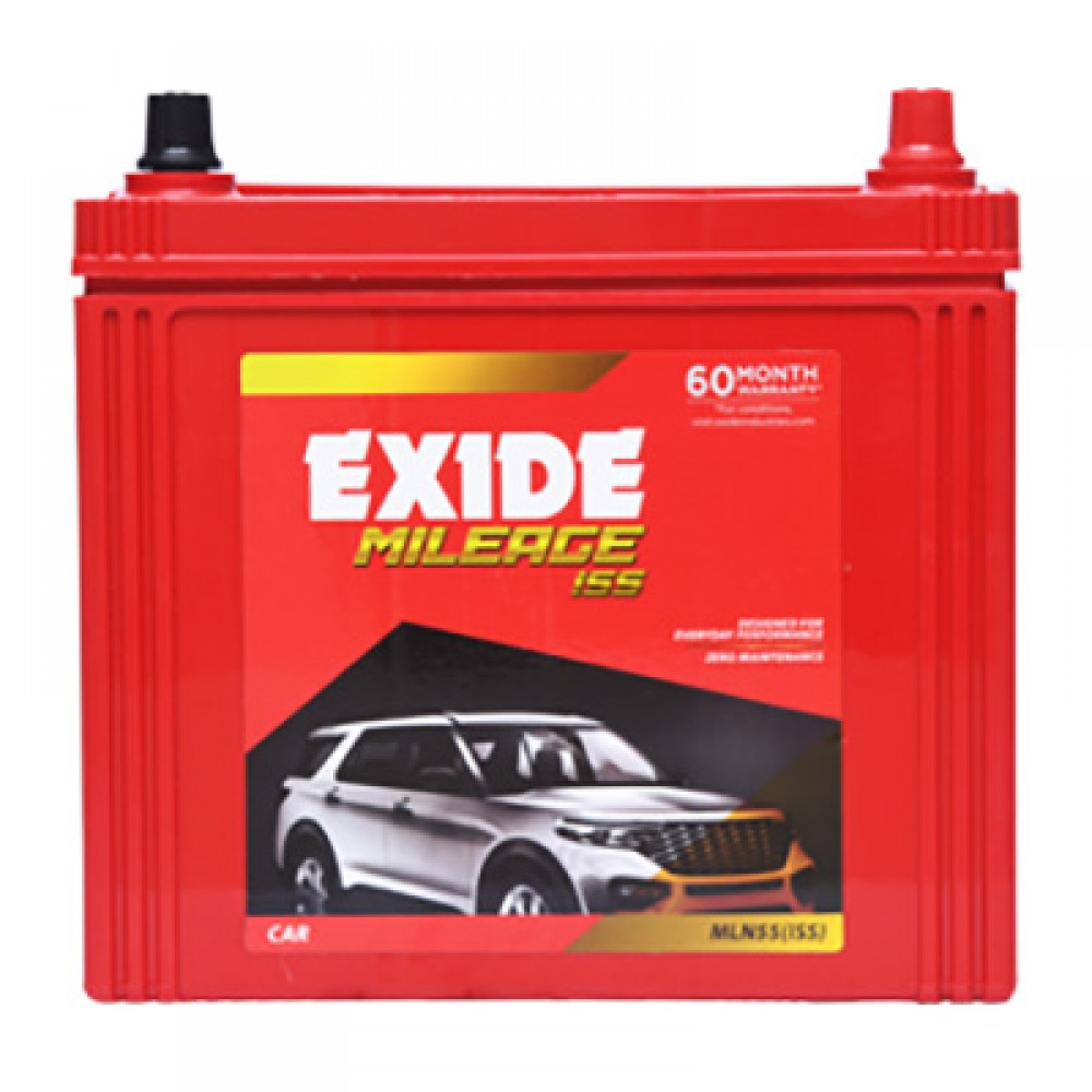 Exide Mileage MLN55 (ISS) - 45AH Battery Price From Rs.5,900, Buy Exide ...