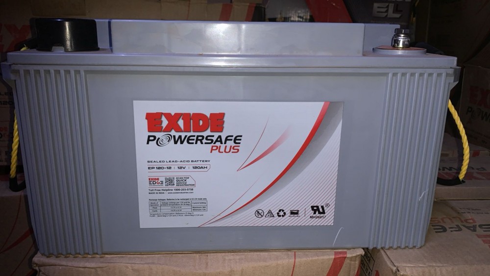 Buy Exide PowerSafe Plus EP 120-12 (SMF 120AH , 12V) Online, Price From ...