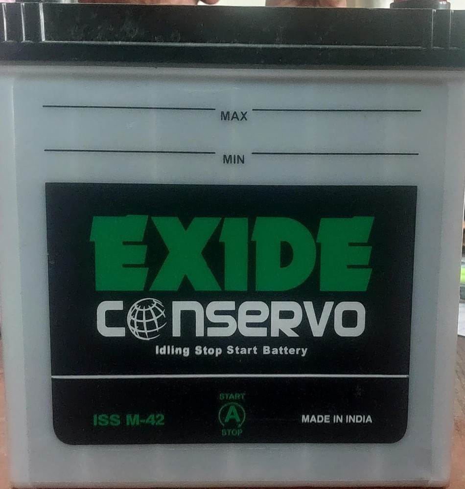 Exide Conservo M-42 ISS Battery Price From Rs.4,500, Buy Exide Conservo ...